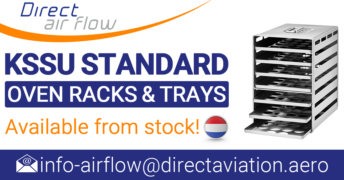 KSSU standard oven rack & oven trays - Inflight catering - Direct Air Flow